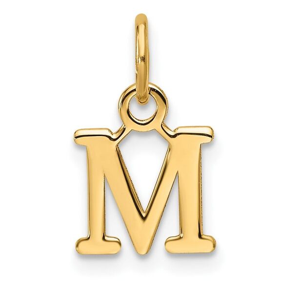 Kazi Luxury | Jewelry | Kazi Luxury 4k Yellow Gold Cutout Letter M ...